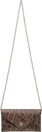 Pinko Flat Purse Mini - - Bags - Damen - Braun - ONE SIZE
