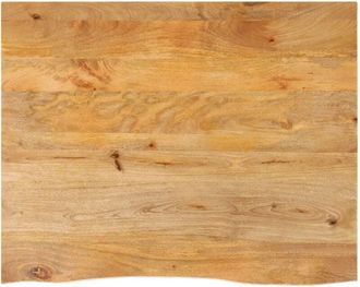 vidaXL Dessus de table à bord vivant 90x80x3,8 cm bois massif manguier vidaXL