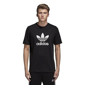 adidas Originals T- Shirt trèfle Chemise, Noir, Taille M Homme