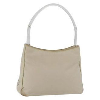 Prada Pre-owned Vintage Nylon Hand Bag - - Pre-owned - Damen - Beige - ONE SIZE