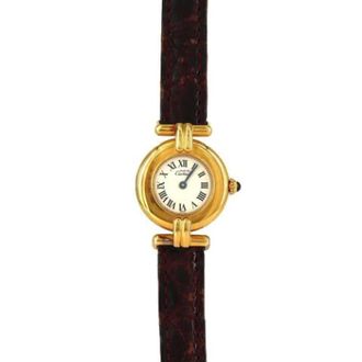 Cartier Montre Vintage doccasion - Femme - Pre-owned - Beige - Taille: ONE Size