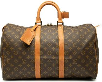 Louis Vuitton Weekender - Monogram Keepall 45 - Gr. unisize - in Braun - f&uuml;r Damen