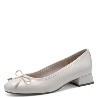 Marco Tozzi Damen Pumps mit Schleife Elegant, Cremefarben (Cream patent), 42 EU