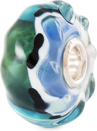 Trollbeads Fr&uuml;hlingskollektion Carpe Diem 2025 Glasbeads Handgefertigt (TGLBE-20446 Spiegel der Gelassenheit)