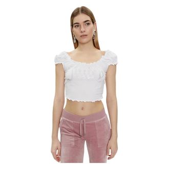 Juicy Couture Brodie Top - Femme - Tops - Blanc - Taille: 36 FR