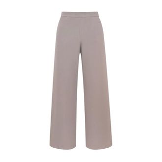 Maliparmi Maliparmi - Pantalon Coupe Droite Mat - Femme - Pantalons - Gris - Taille: 42 FR