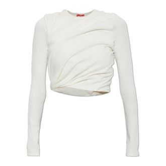 Diesel T-Asay-Pl - - Tops - Damen - Wei&szlig; - M