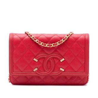 Chanel Pre-owned Vintage Cross Body Bag - - Pre-owned - Damen - Rot - ONE SIZE