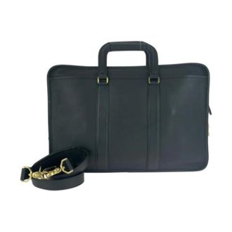 Coach Sacoche de travail Pre-owned - Homme - Pre-owned - Noir - Taille: ONE Size