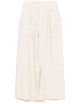 Bambah pantalon en lin - Tons neutres