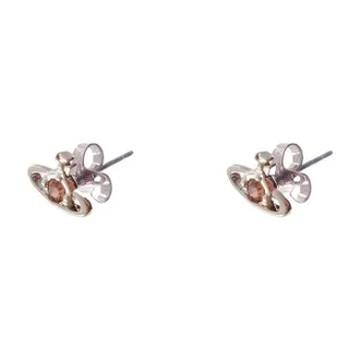Vivienne Westwood Nano Solitaire Earrings - Silver
