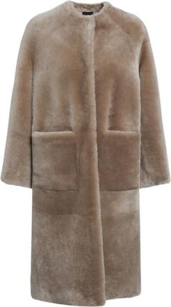 BLANCHA Femme, Manteaux, Brun, Taille: 34 FR Cappotto