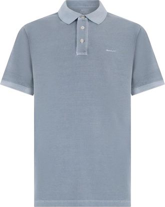 GANT Homme, Tops, Bleu, Taille: M Polo en Piqu&eacute; D&eacute;lav&eacute;