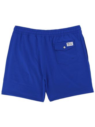 Polo Ralph Lauren Logo-Print Polyester Swim Shorts - Blue