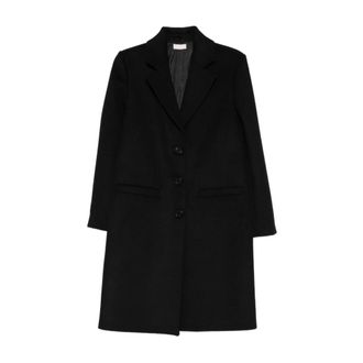 Liu Jo Wollmantel - - Coats - Damen - Schwarzk - XL