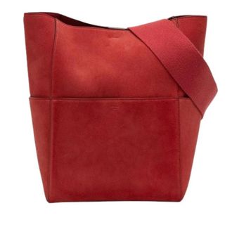 Celine Pre-owned Vintage Wildleder Cross Body Bag - - Pre-owned - Damen - Rot - ONE SIZE