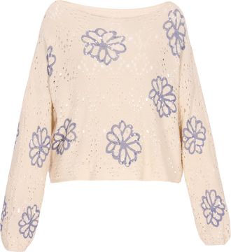 Mymo Pullover Frauen Beige