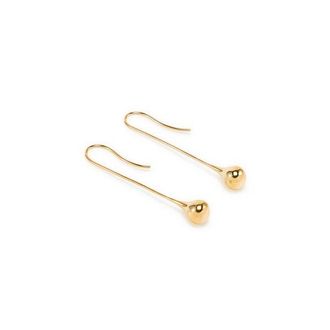 Ragbag Boucles doreille Datura en argent et plaqu&eacute; or