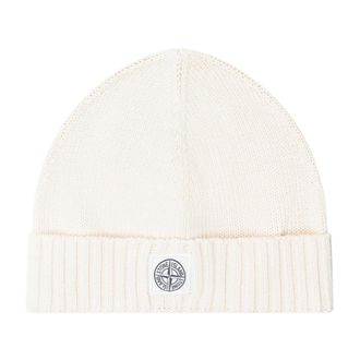 Stone Island unisex, Accessoires, Beige, Taille: L N100005 Rib Beanie