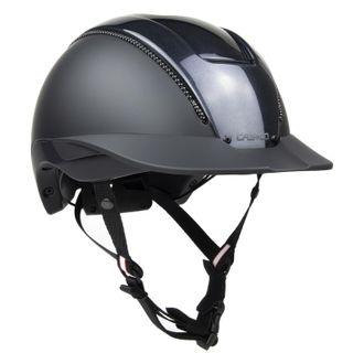 CASCO Reithelm Duell Black schwarz, Gr&ouml;&szlig;e:S