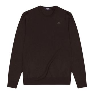 K-Way Sebastien Merino Pullover - - Knitwear - Herren - Braun - 2XL