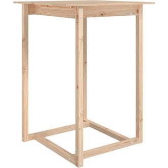 vidaXL Bartisch 80x80x110 cm Massivholz Kiefer vidaXL