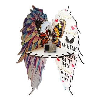 Generic Schwebendes Eckregal f&uuml;r W&auml;nde, Eckregal f&uuml;r W&auml;nde aus Holz, Wandregal f&uuml;r B&uuml;cher, Eck-Fl&uuml;gel des Buches, Organizer Pflanze Unterst&uuml;tzung |