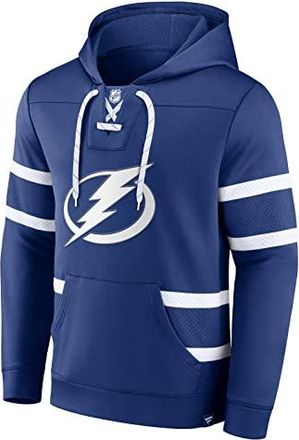 Fanatics NHL Tampa Bay Lightning Iconic Exclusive Pull &agrave; capuche, bleu, S