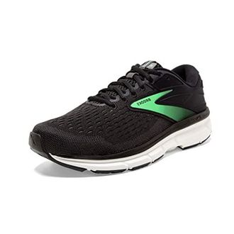 Brooks 1203121B Femme Chaussure de Course, Black/Ebony/Green, 36.5 EU