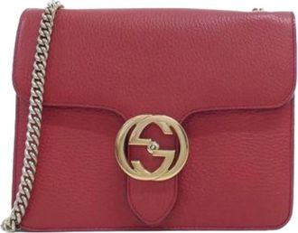 Gucci Sac bandouli&egrave;re vintage doccasion - Femme - Pre-owned - Rouge - Taille: ONE Size