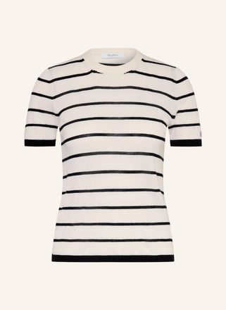 Max Mara Strickshirt Favetta Aus Cashmere Mit Seide weiss