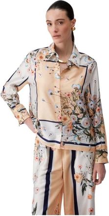 Liu Jo Femme, Blouses et Chemises, Multicolore, Taille: 42 FR Chemise en twill imprim&eacute;