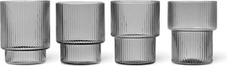 Ferm Living Verres Ripple - Set de 4 Ferm Living