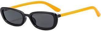 Generic Lunettes De Soleil D&eacute;coratives For Hommes Et Femmes, Monture &Agrave; Petite, Id&eacute;ales For Les Vacances D&eacute;placements(Yellow)