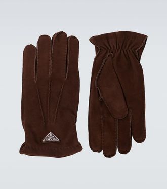 Prada Handschuhe aus Veloursleder