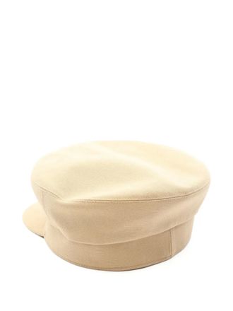 Hermès chapeau en soie mélangée (années 2010) - Tons neutres