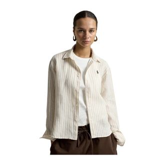 Polo Ralph Lauren Weite Cropped-Skjorte - - Blouses & Shirts - Damen - Beige - L