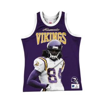 Mitchell & Ness Lila Tank Top Randy Moss - - Sport - Herren - Lila - XL
