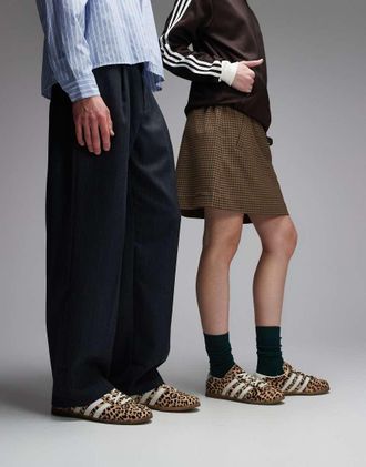 adidas Originals Gazelle - Lo Pro - Sneaker mit Leopardenmuster und Gummisohle-Bunt
