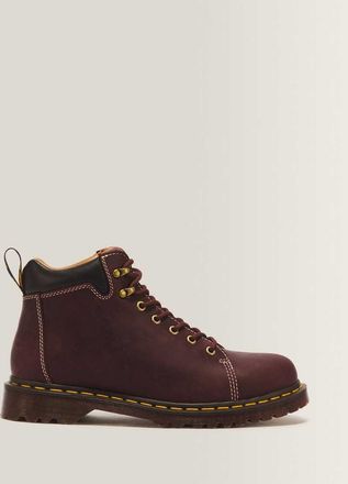 Dr. Martens 939 Hiker 7-&Ouml;sen Leder Ankle Stiefel in Braun, Gr&ouml;&szlig;e: 36