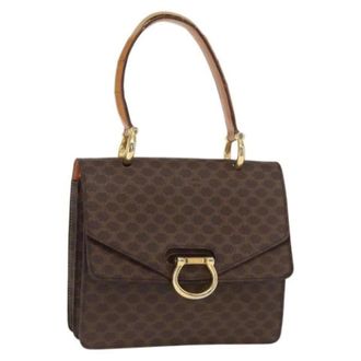 Celine Sac &agrave; main vintage doccasion en plastique - Femme - Pre-owned - Brun - Taille: ONE Size