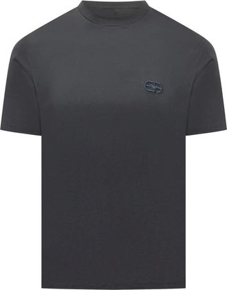 Emporio Armani Homme, Tops, Bleu, Taille: L Stretch Jersey T-Shirt