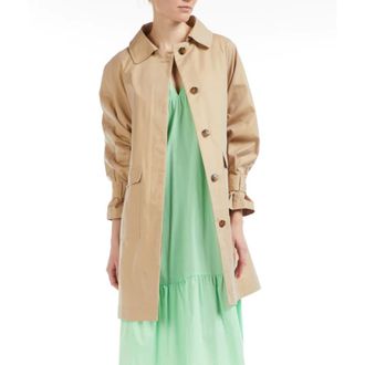 Emma & Gaia Femme, Manteaux, Brun, Taille: 40 FR Trench Coat