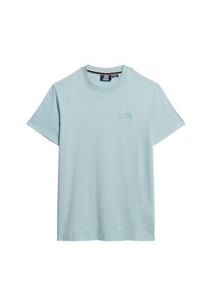 Superdry Herren Essential T-Shirt aus Bio-Baumwolle mit Logo und Stickerei Puderblau XXL