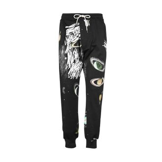 Vivienne Westwood Gedruckte Elastische Track Hose - - Trousers - Herren - Schwarzk - S