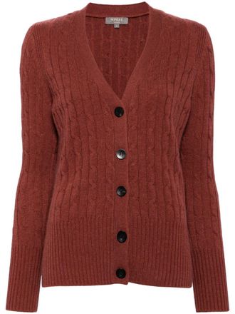 N.Peal cardigan en cachemire biologique - Rouge