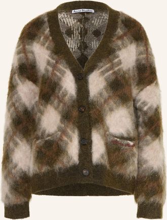 Acne Studios Strickjacke Mit Mohair gruen