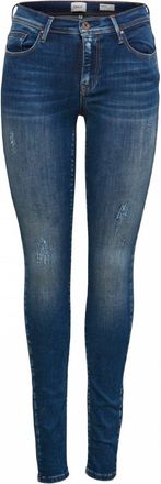 Only Damen Onlshape Reg DNM Rea4488 Noos Skinny Jeans, Blau (Dark Blue Denim), 26W / 30L EU