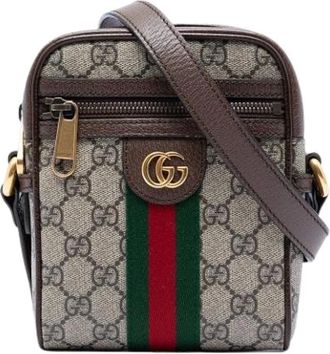 Gucci Sac bandouli&egrave;re Ophidia Pre-owned - Femme - Pre-owned - Beige - Taille: ONE Size