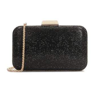 Kazar Kleine gl&auml;nzende Abendhandtasche - - Bags - Damen - Schwarzk - ONE SIZE